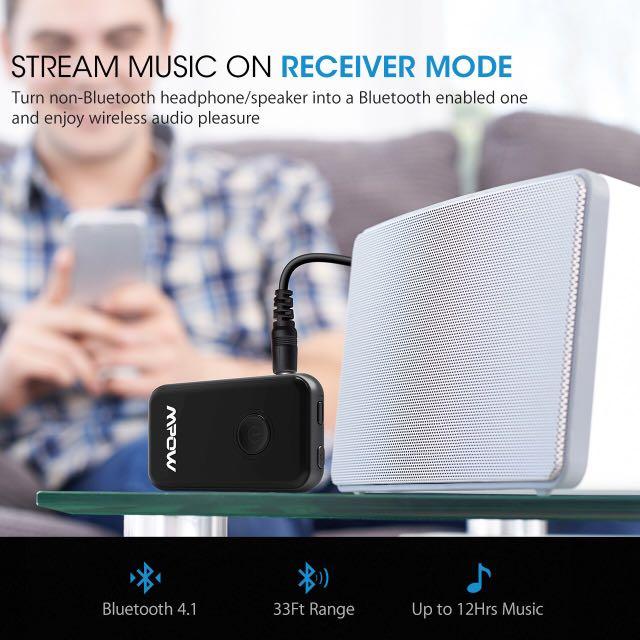 Bluetooth Transmitter Receiver - AptX Low Latency,, Audio, Headphones ...