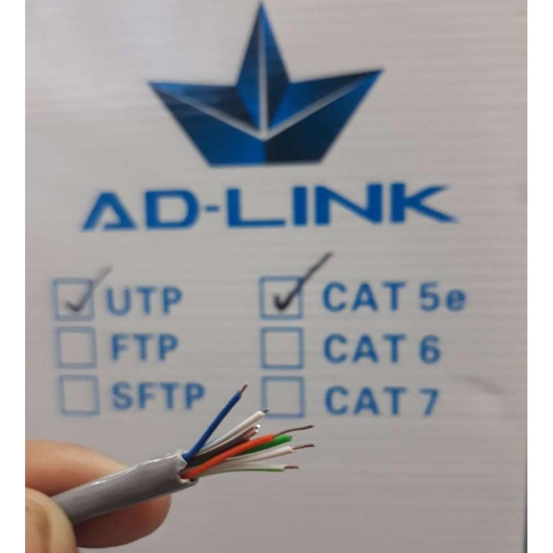 CCTV Cable Cat5e UTP ADLink Brand, Furniture & Home Living, Security ...
