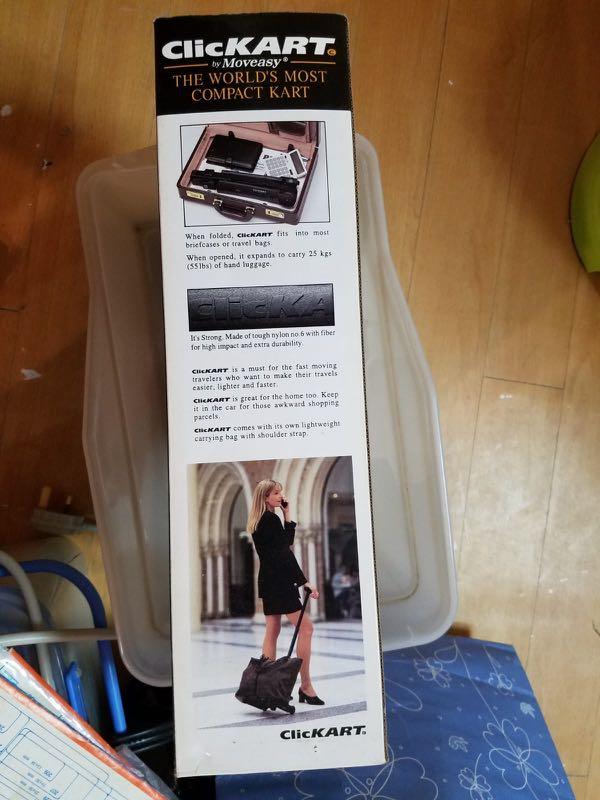 click art by moveasy 25KG 推車架, 興趣及遊戲, 旅行, 旅遊 - 旅行必需品及用品 - Carousell