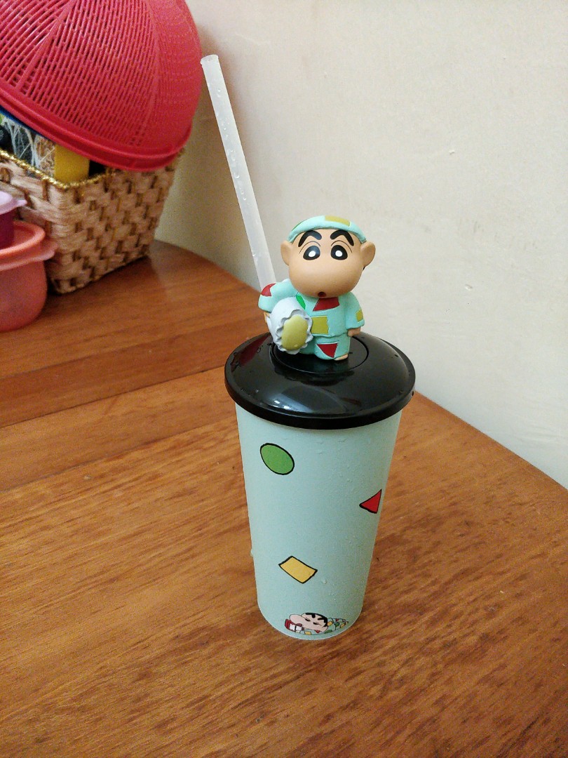 Crayon shin chan cup, Home Appliances, Kitchenware on Carousell