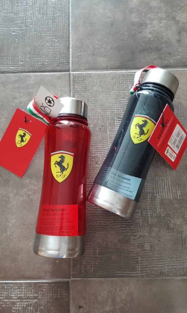 ferrari water bottle red / black [ GENUINE ], Everything Else on Carousell