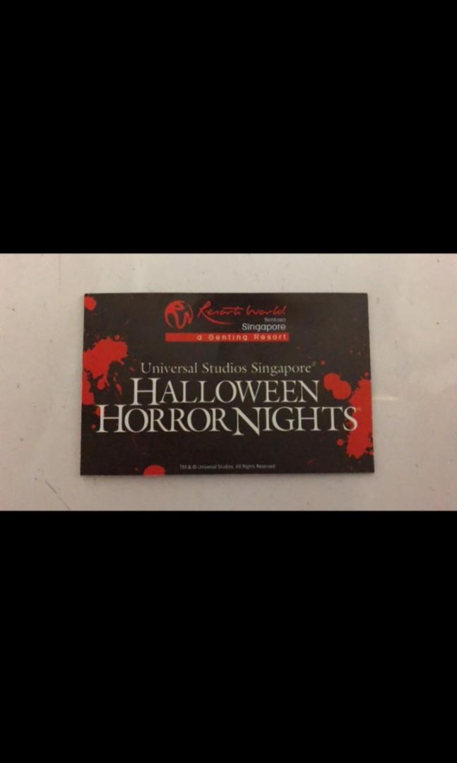 [STUDENTS ONLY] Halloween Horror Nights 9, Tickets & Vouchers, Local ...