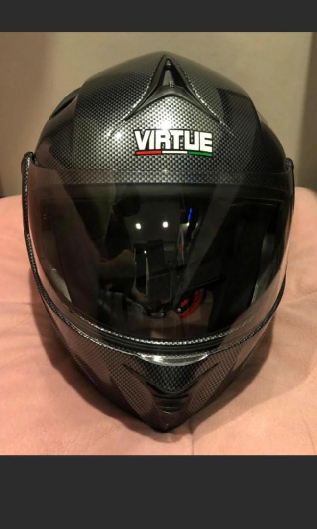 Helmet. Carbon fiber modular, Motorcycles, Motorcycle Accessories on ...