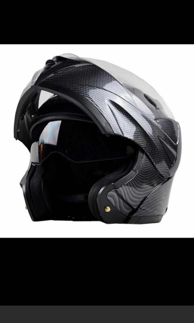 Helmet. Carbon fiber modular, Motorcycles, Motorcycle Accessories on ...