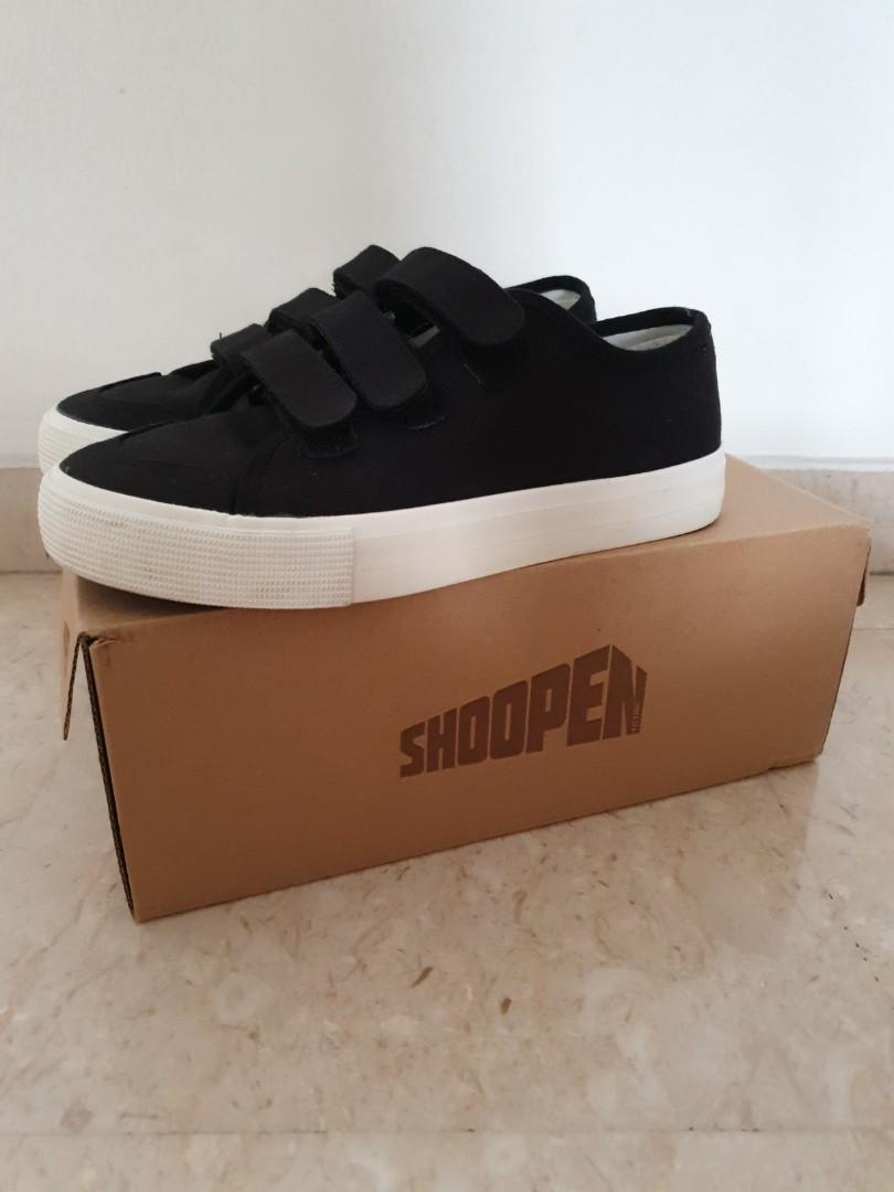 Korean brand SHOOPEN black sneaker., Men's Fashion, Footwear, Sneakers ...
