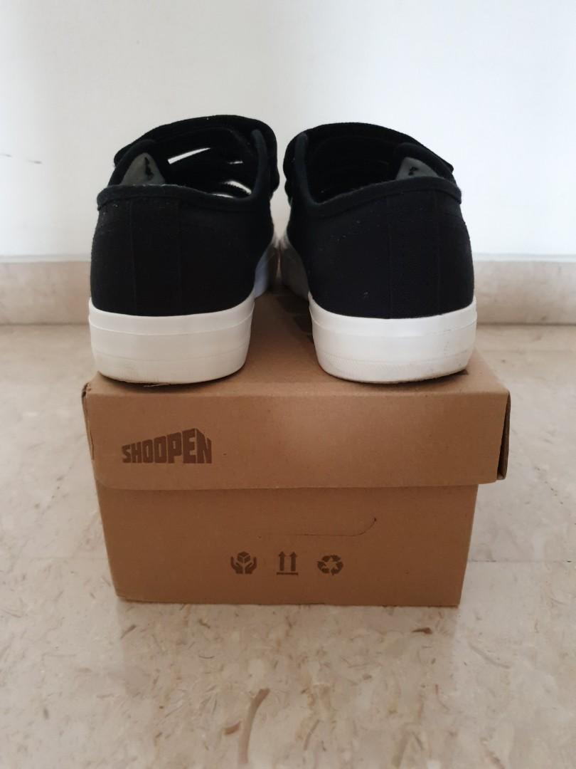 Korean brand SHOOPEN black sneaker., Men's Fashion, Footwear, Sneakers on Carousell