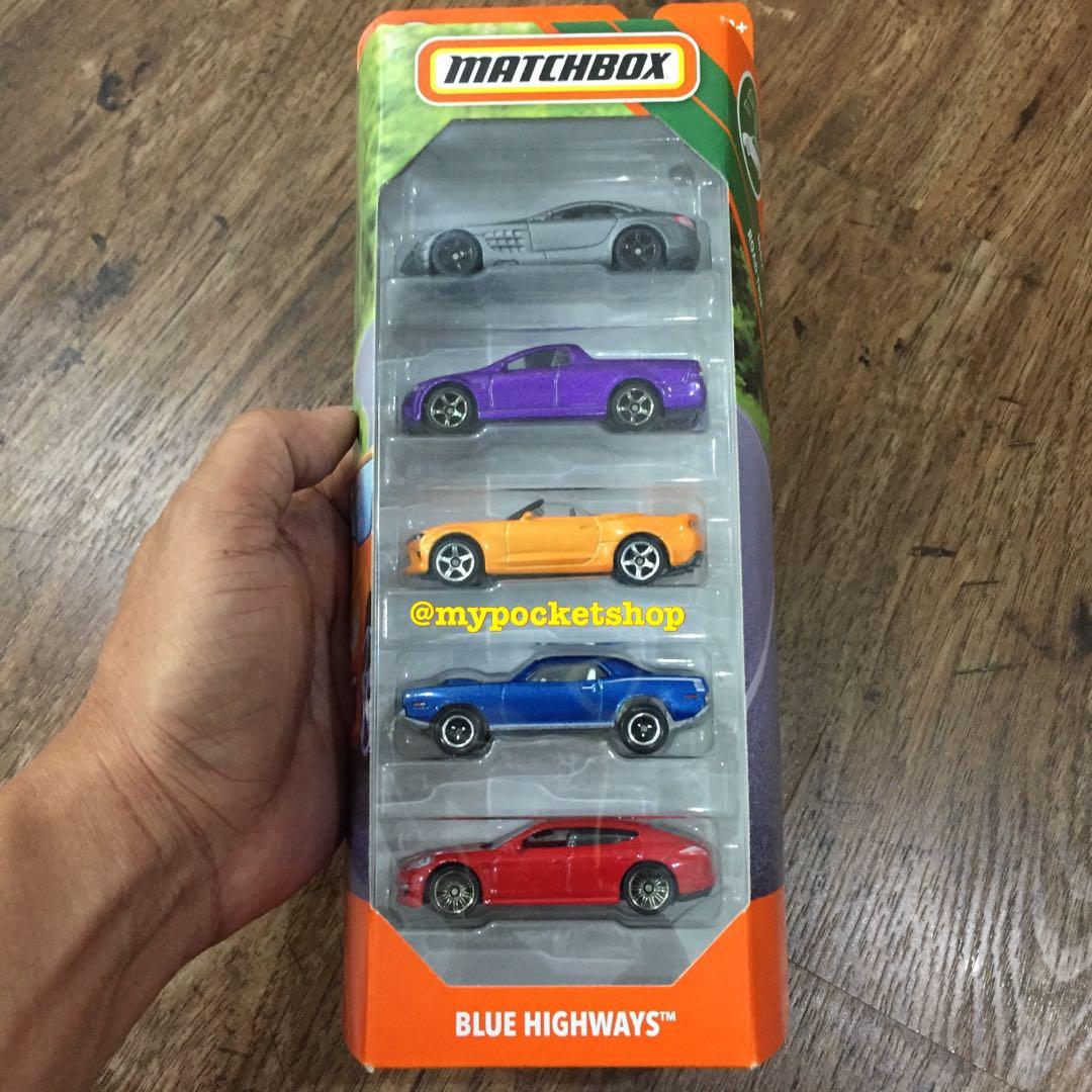 Matchbox BLUE HIGHWAYS (5-Pack), Hobbies & Toys, Toys & Games on Carousell
