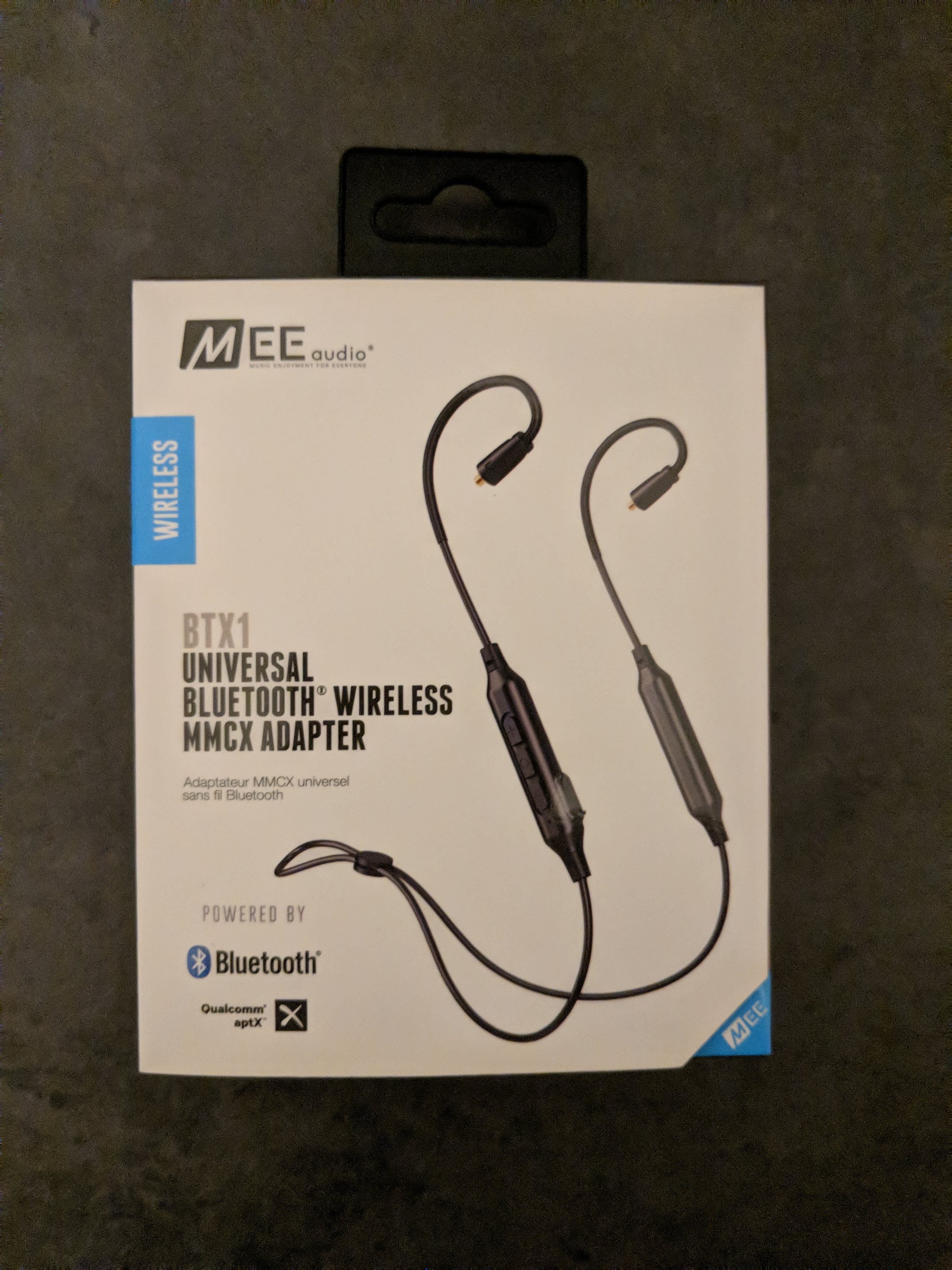 MEE Audio BTX1 Universal Bluetooth Wireless MMCX Adapter, Audio ...