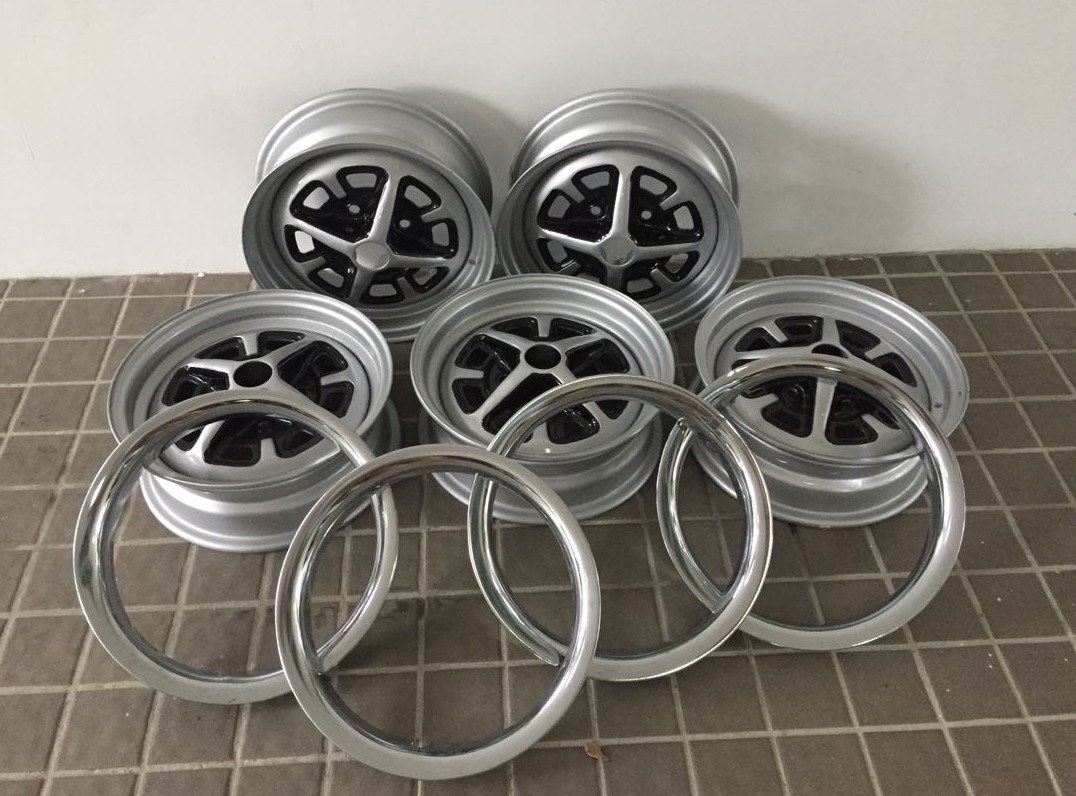 Clsssic MGB Original 14 Rostyle Wheels Set Of 5 Car Accessories Clsssic MGB Original 14 Rostyle Wheels Set Of 5 Car Accessories