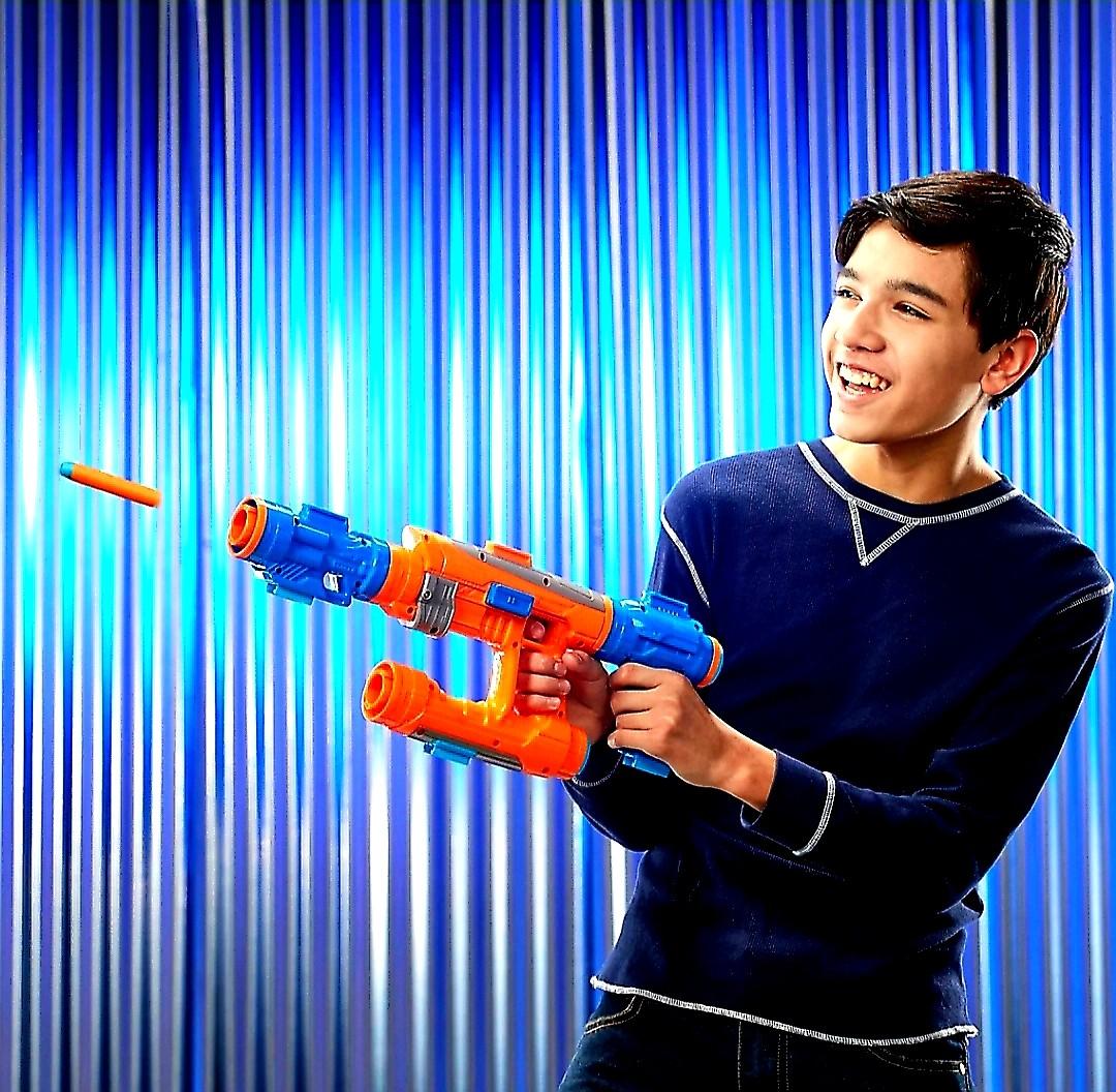MISB Authentic Nerf Assembler Gear Star-Lord Blaster Gun Marvel ...