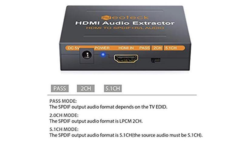 Neotek HDMI Audio Extractor, Computers & Tech, Parts & Accessories ...