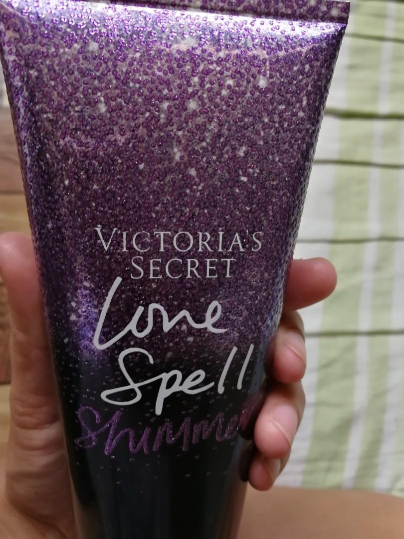 Orig. Victoria secret love spell shimmer lotin, Beauty & Personal Care ...