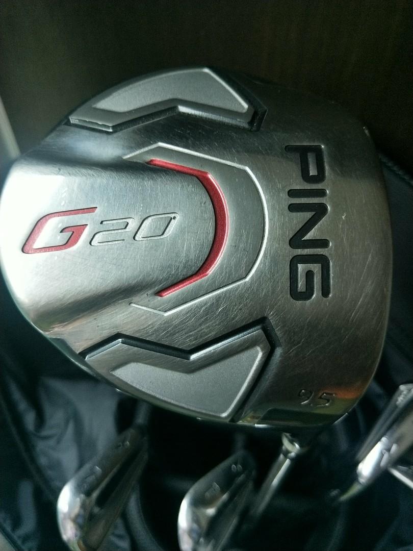 Ping G20 Driver S Flex, Sports Equipment, Sports & Games, Golf on Carousell