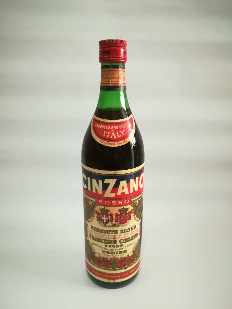 Rare Bottle of Cinzano Rosso, Food & Drinks, Alcoholic Beverages on ...