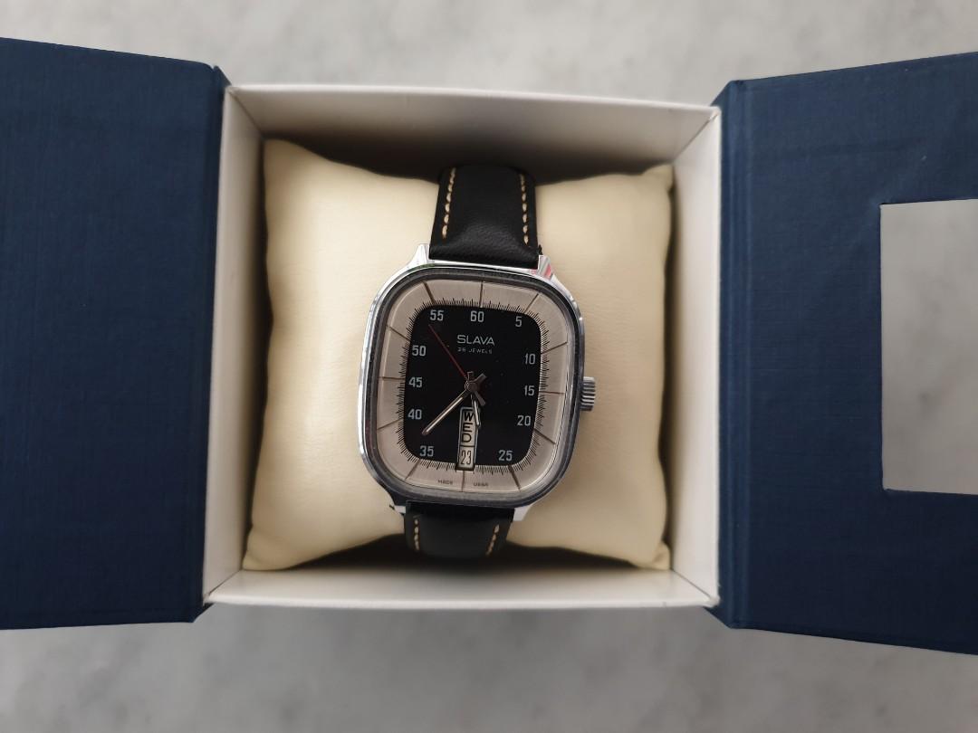 Rare vintage Slava "Fridge" Soviet Russian mechanical watch, Mobile ...