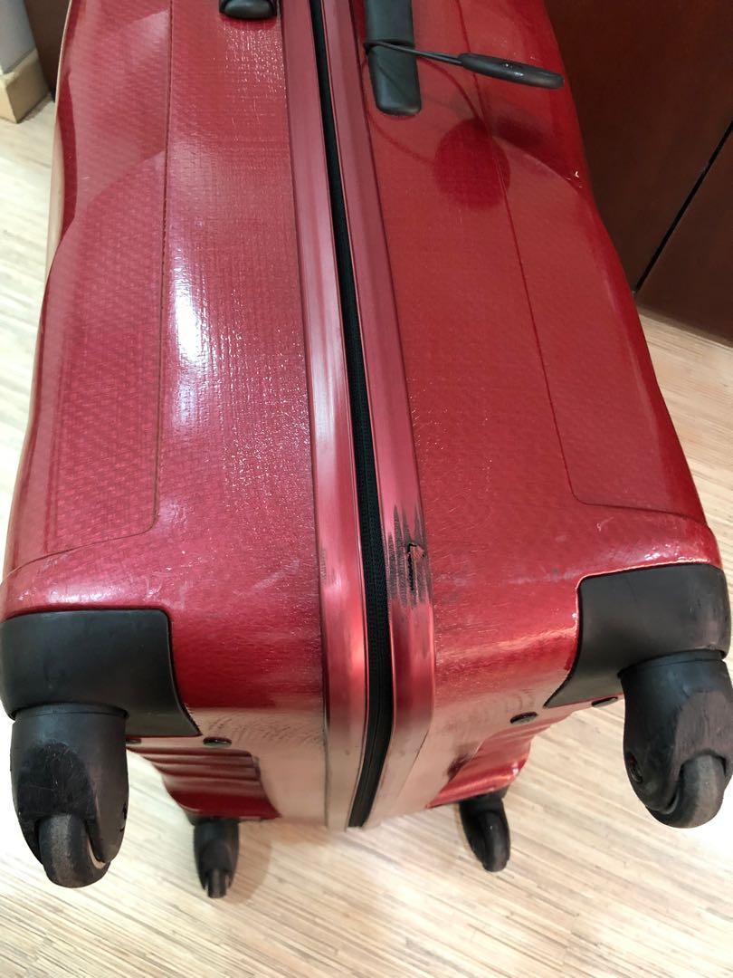 Samsonite Cosmolite spinner (4 Wheels ) 81 cm Red, Hobbies & Toys ...