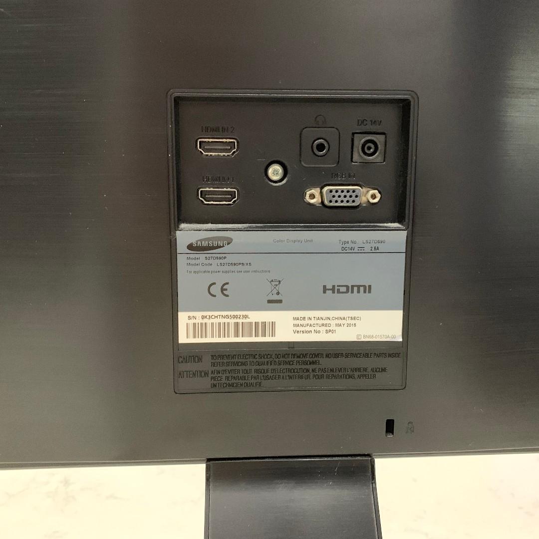 Samsung 27 inch monitor S27D590P, Computers & Tech, Parts & Accessories ...