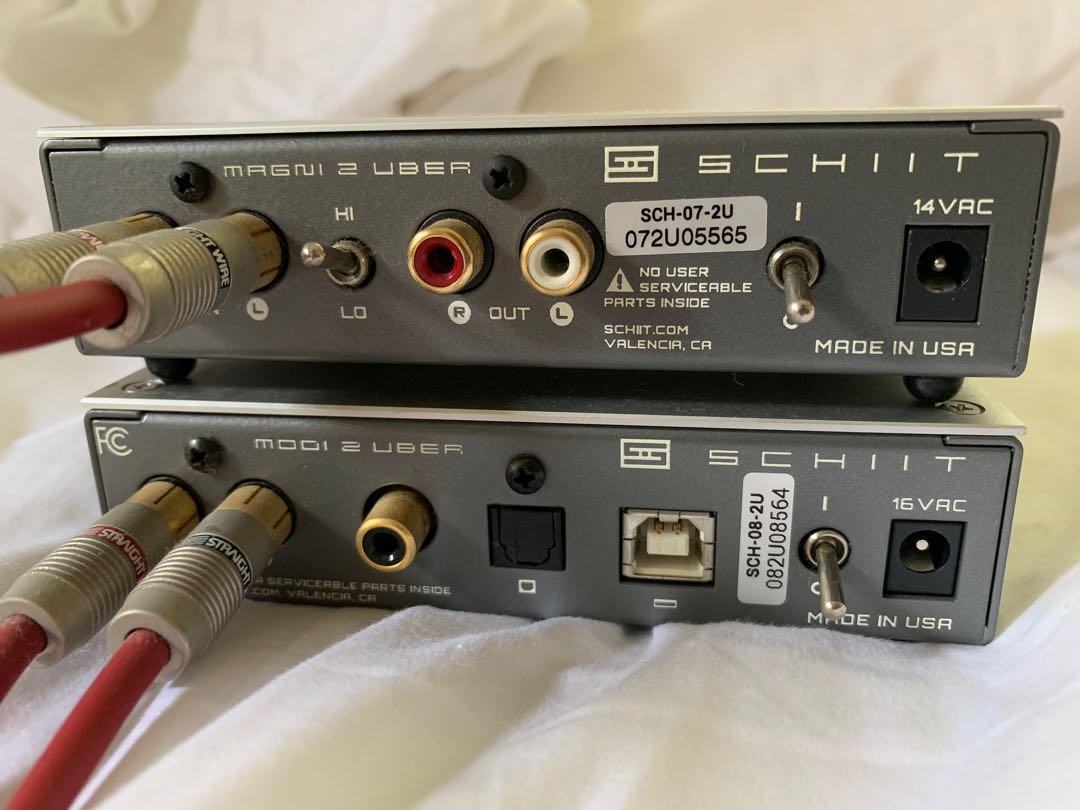 Schiit Modi 2 Uber and Magni 2 Uber Stack with PYST cables, Audio ...
