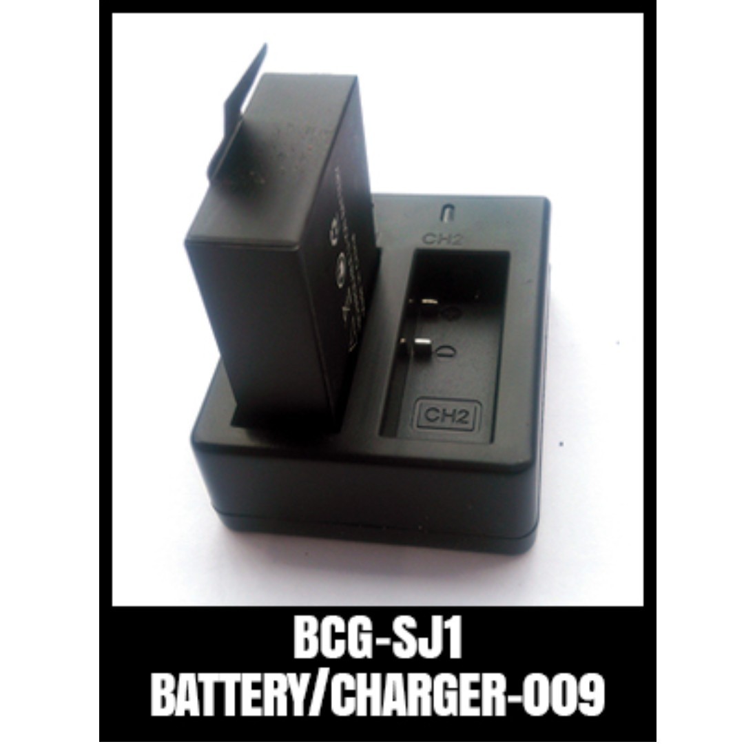 SJCAM ACTION CAMERA USB DUAL BATTERY CHARGER BCG-SJ1, Photography ...