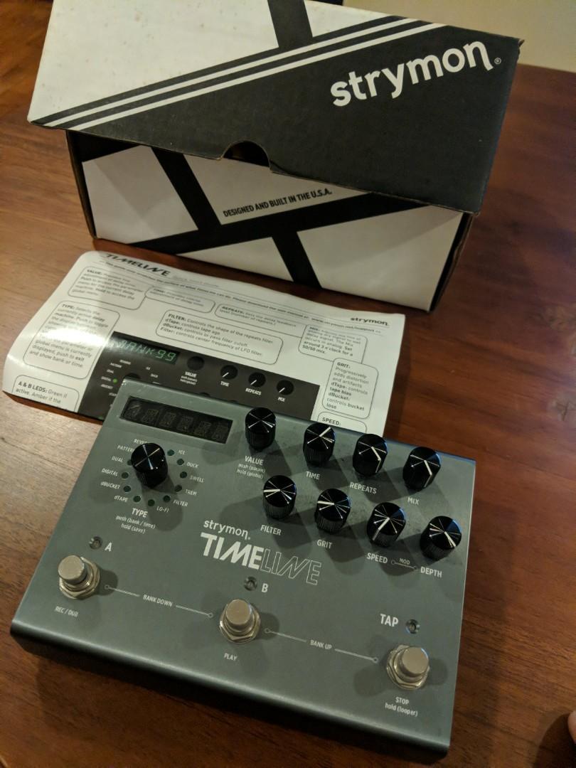 Strymon Timeline box and instructions, Hobbies & Toys, Music & Media ...