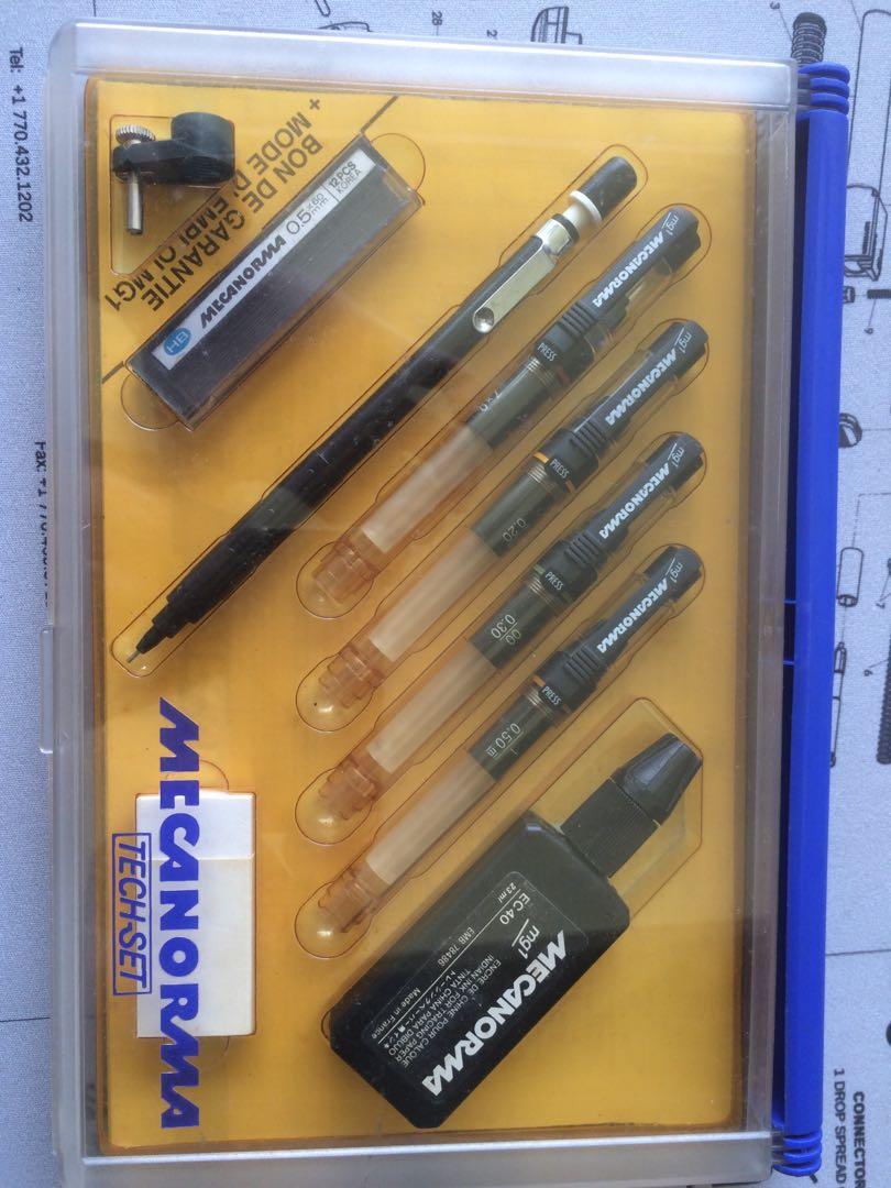 Technical Pen Set - “Mecanorma MG1”, Hobbies & Toys, Stationary & Craft ...