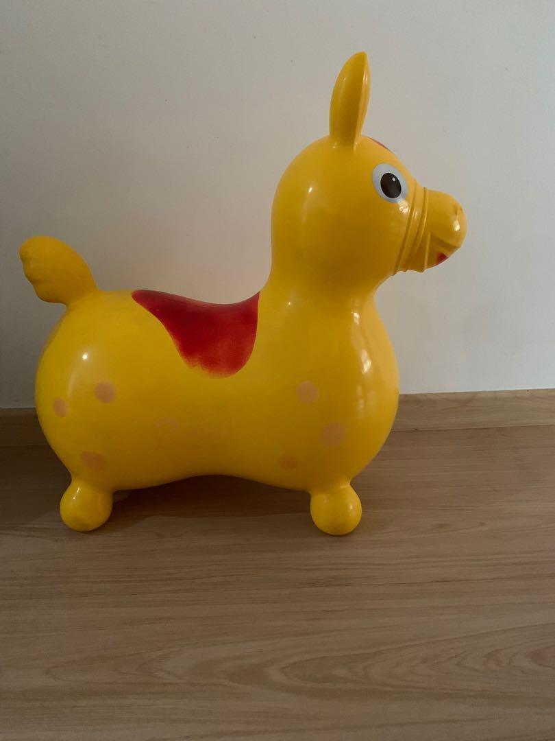 The Original Rody Horse, yellow, Hobbies & Toys, Toys & Games on Carousell