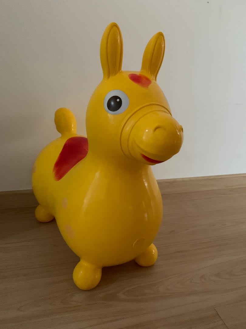 The Original Rody Horse, yellow, Hobbies & Toys, Toys & Games on Carousell
