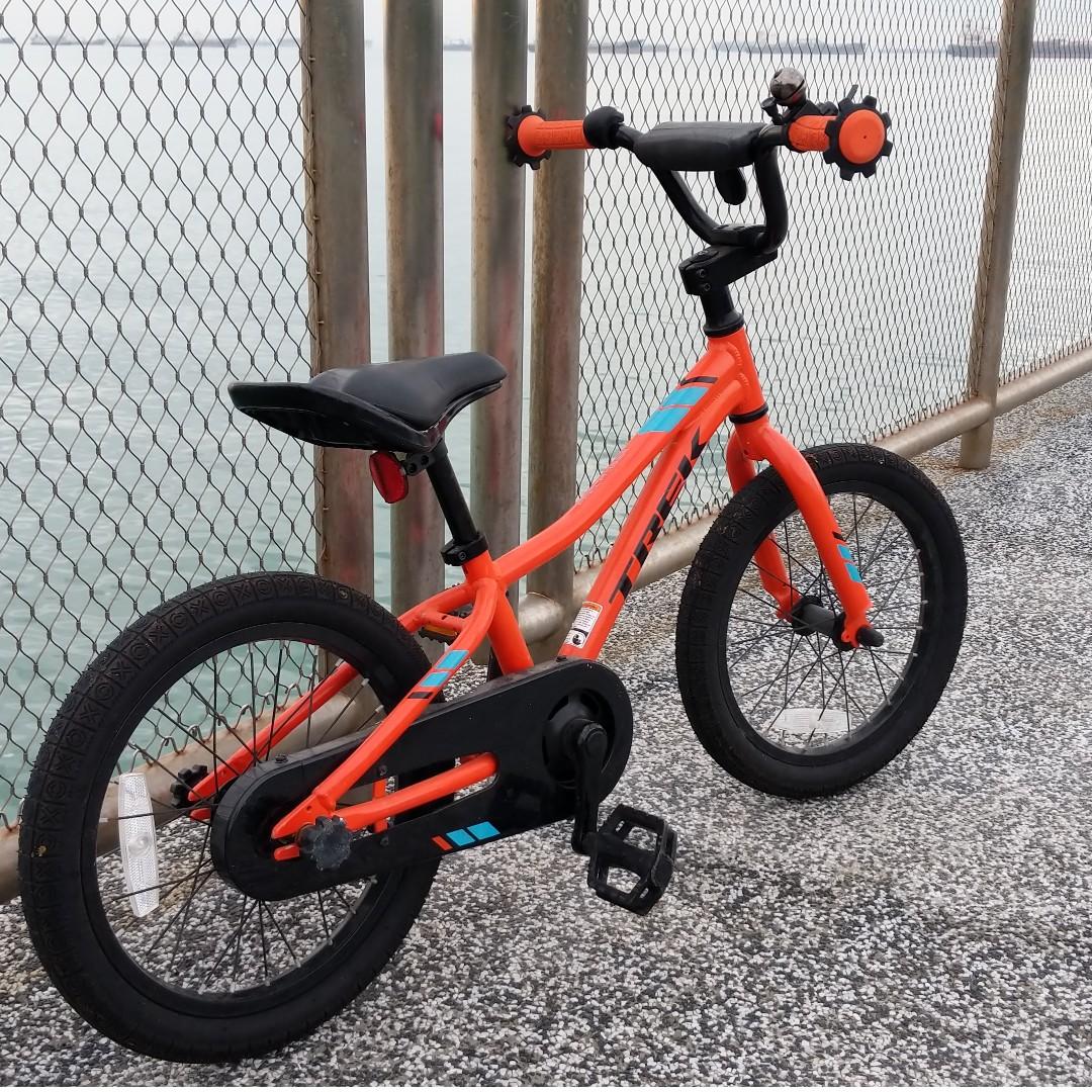 Trek 16" Orange Precalibre Kid Bike, Luxury, Apparel on Carousell