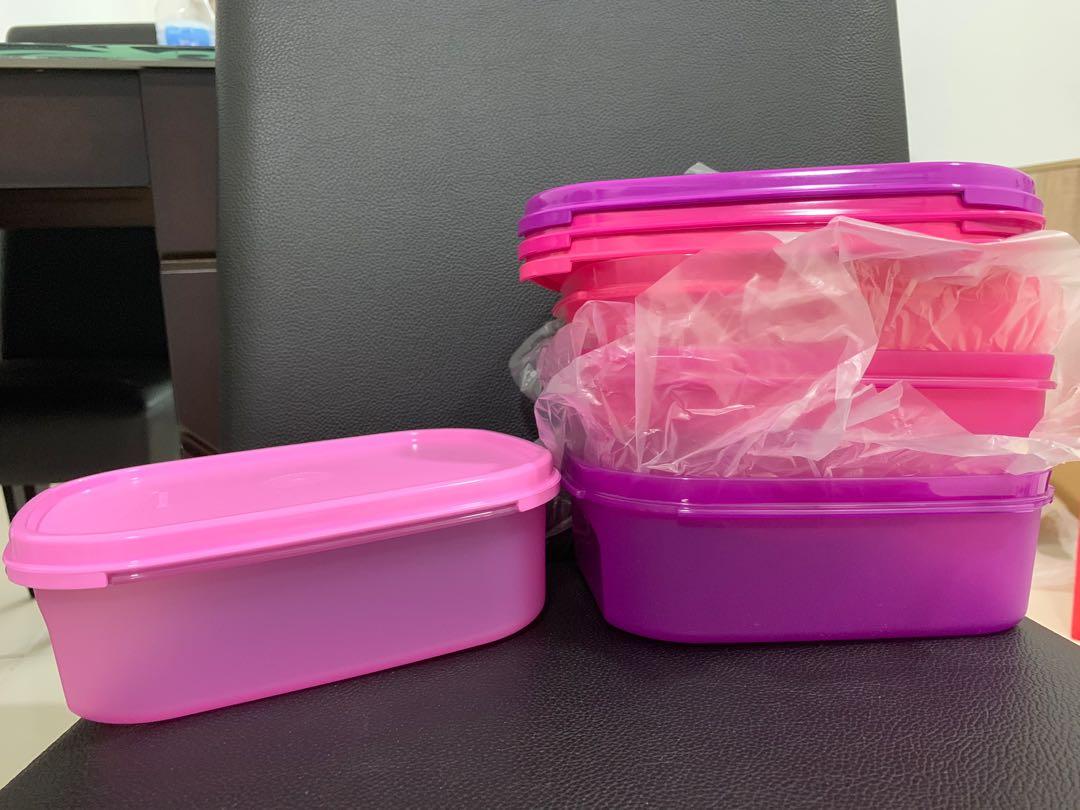 Tupperware Modular Mates Squares 850ml, Furniture & Home Living ...