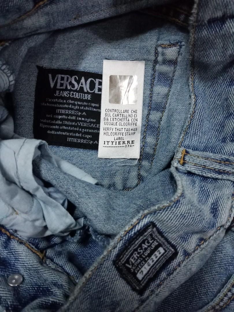 Versace jeans, Men's Fashion, Tops & Sets, Formal Shirts on Carousell