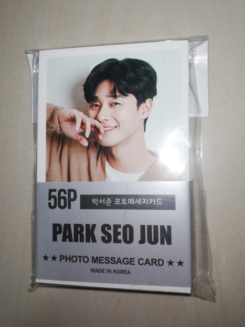 Park Seo Jun Photo Message Cards, Hobbies & Toys, Memorabilia ...