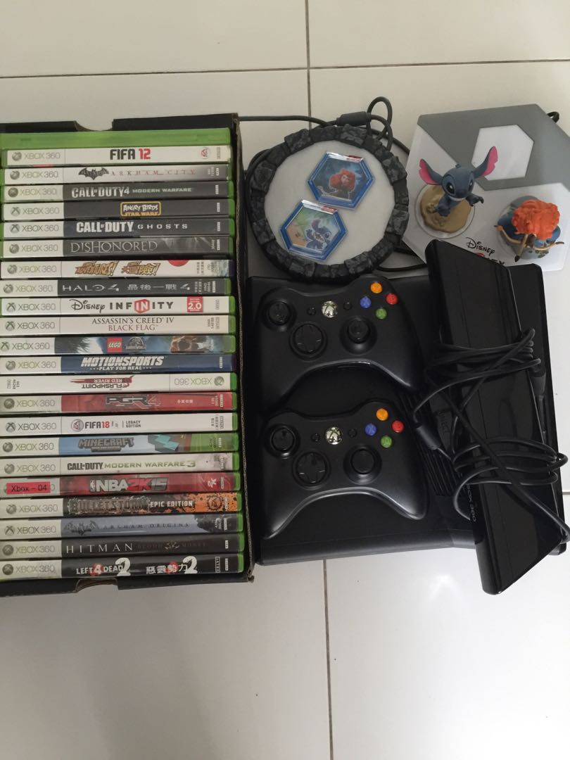 Xbox 360 FULL SET(HAS ALMOST EVERYTHING), Video Gaming, Video Game ...
