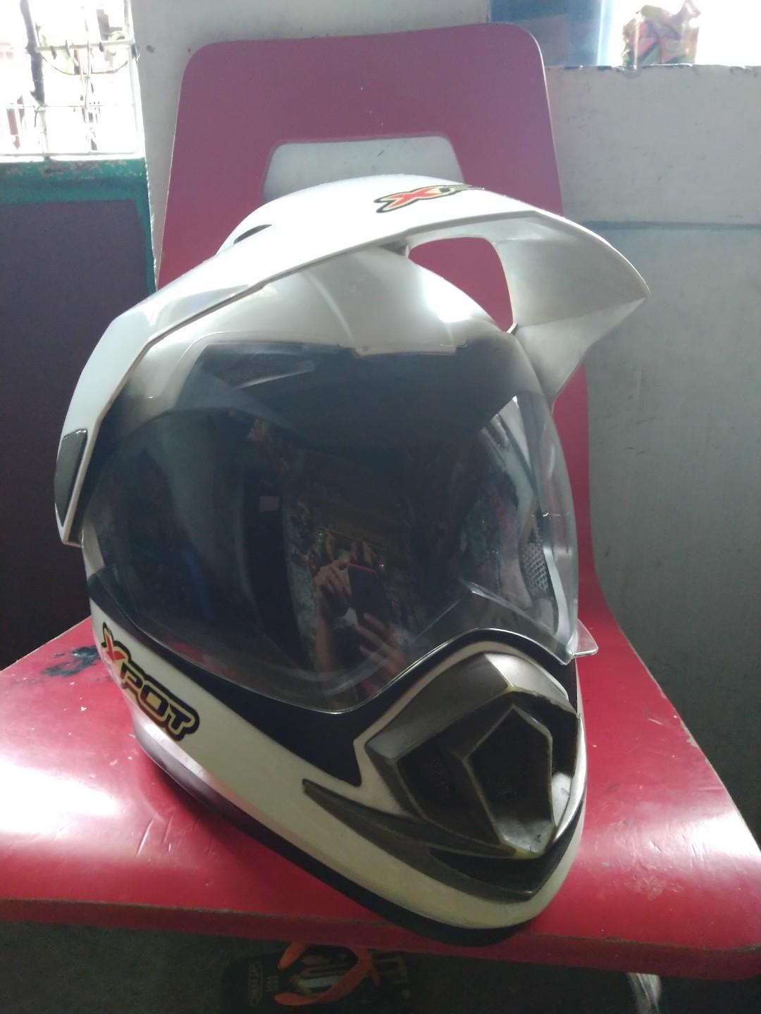 XPOT MOTARD HELMET, Motorbikes, Motorbike Parts & Accessories, Helmets ...