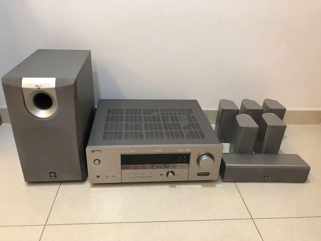 Yamaha Amplifier RX-V450 with speakers and subwoofer, Audio, Soundbars ...