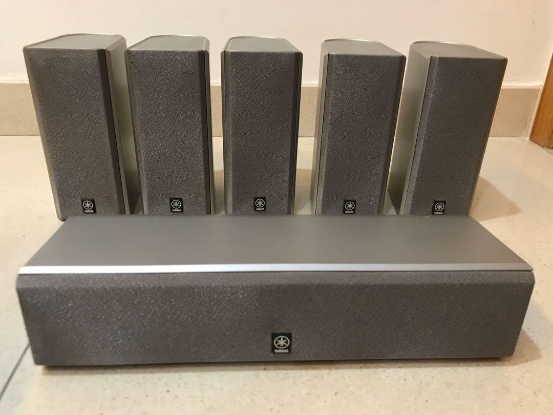 Yamaha Amplifier RX-V450 with speakers and subwoofer, Audio, Soundbars ...