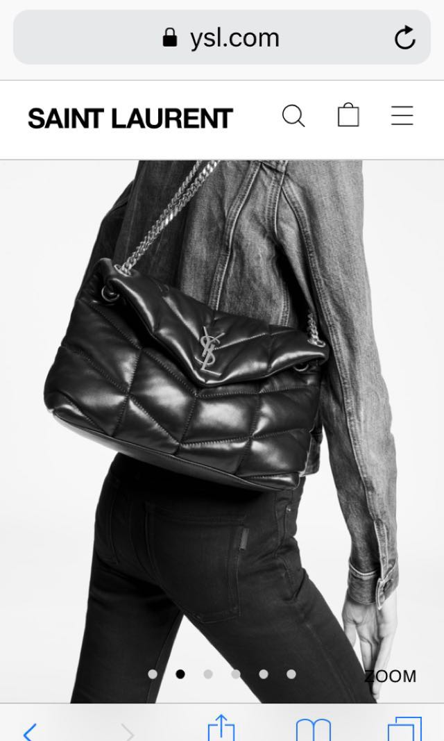 YSL Lou Lou quilted leather shoulder bag, Women's Fashion, Bags ...