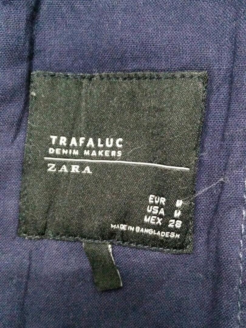 ZARA Trafaluc Denim Pinafore Dress with Full Lining, Women's Fashion, Dresses & Sets, Jumpsuits ...