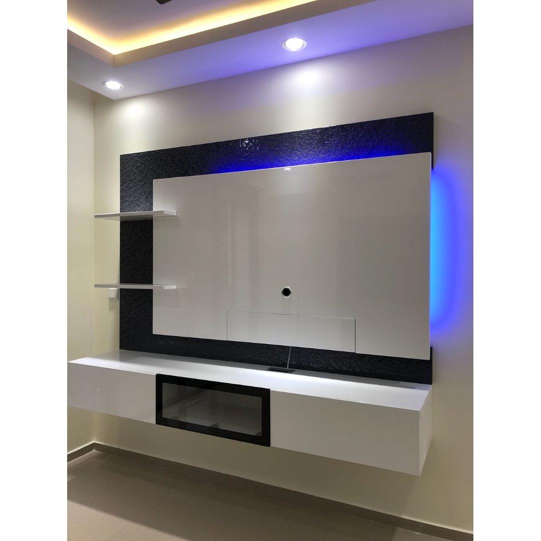 7ft Feature Wall TV Console Cabinet (Free installation), Furniture ...