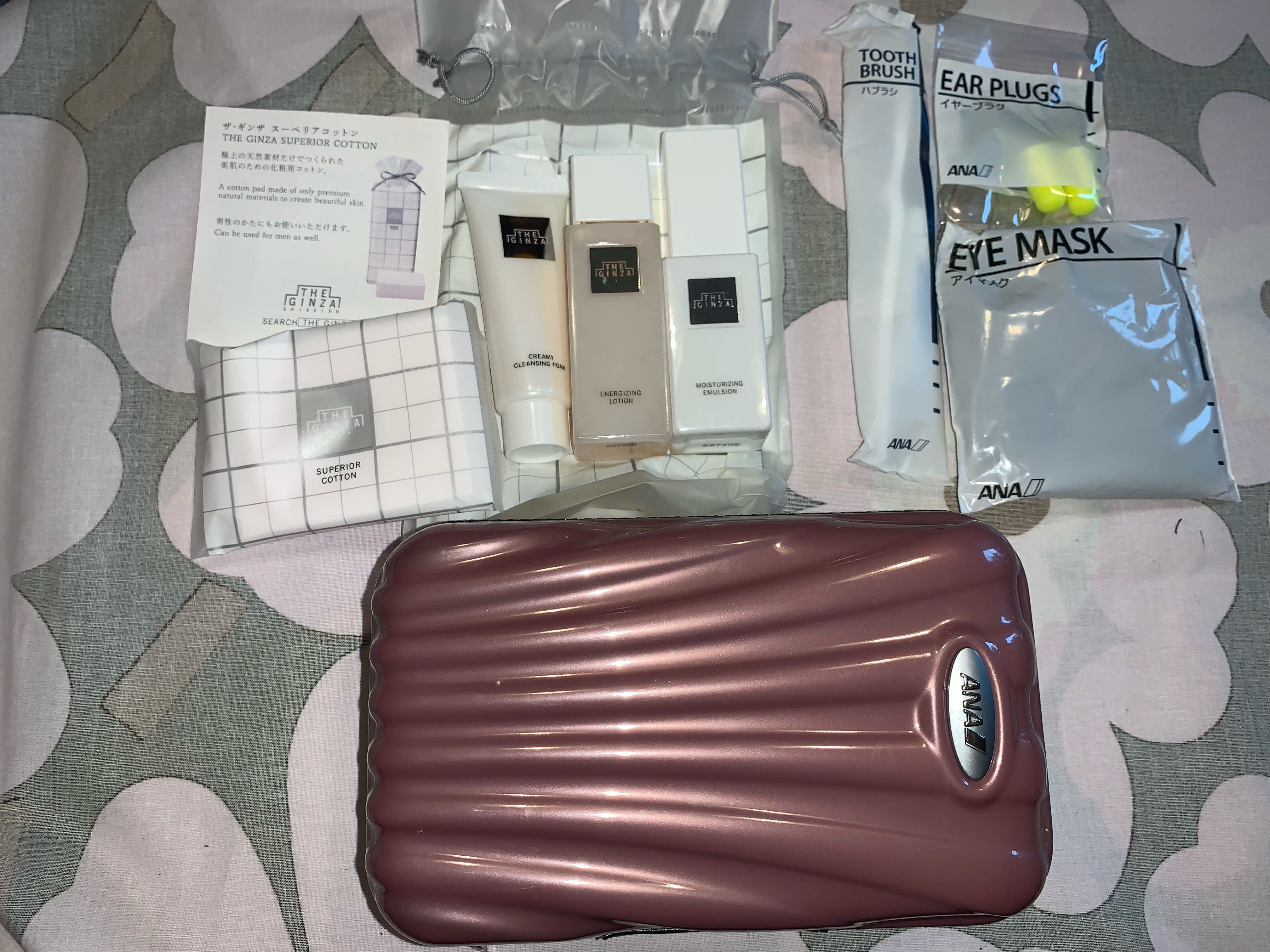 Ana First Class toiletries Bag, Hobbies & Toys, Travel, Travel ...