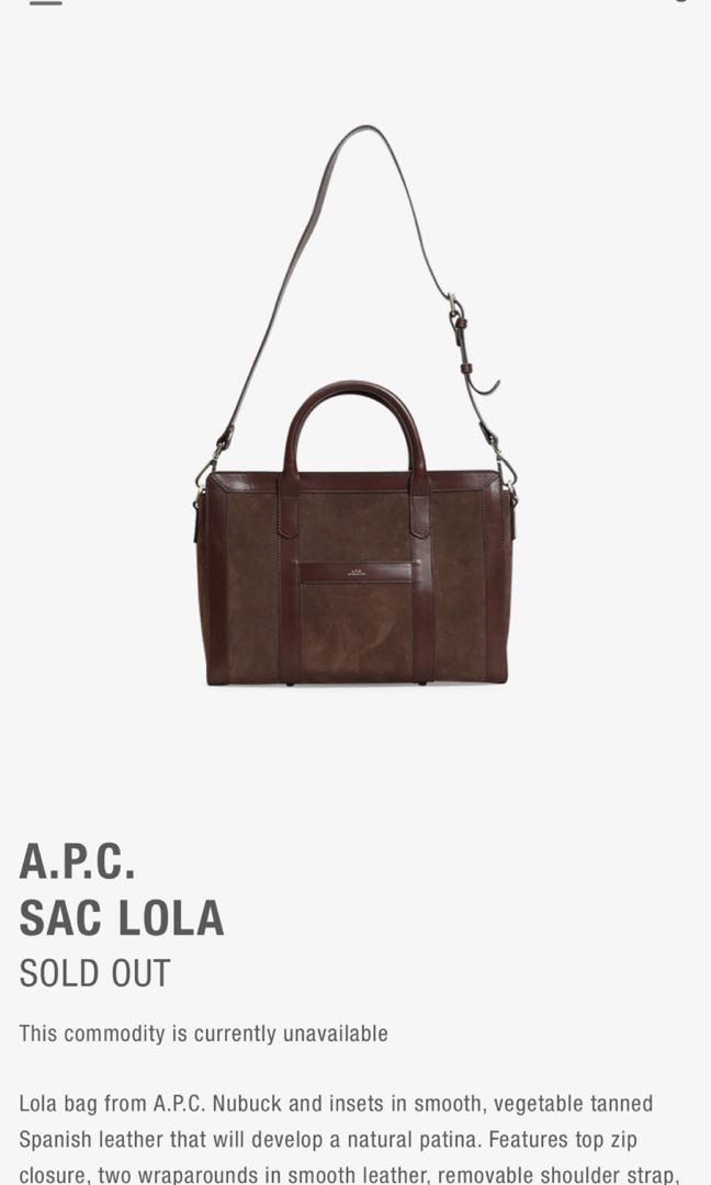 A.p.c sac Lola bag rrp$960 sold out style on Carousell