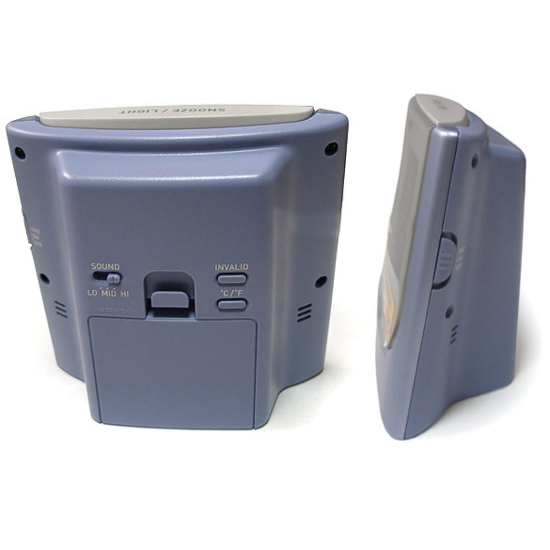 Casio DQ-745-2DF Blue Big Digital Alarm Clock with Thermometer ...