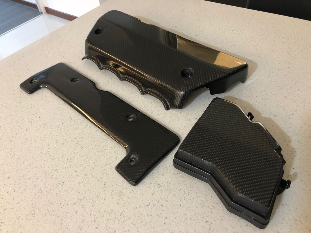 CF manifold, spark plug and fuse cover, Car Accessories, Accessories on ...