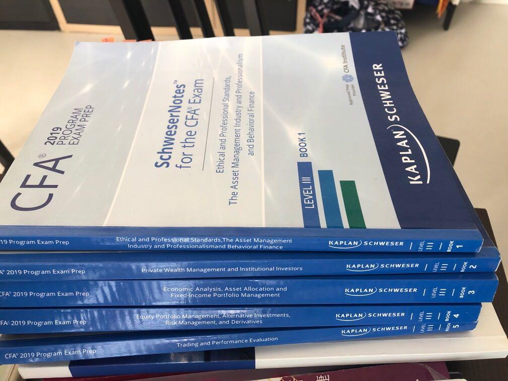 CFA Level 3 Schweser notes, Books & Stationery, Textbooks, Professional ...