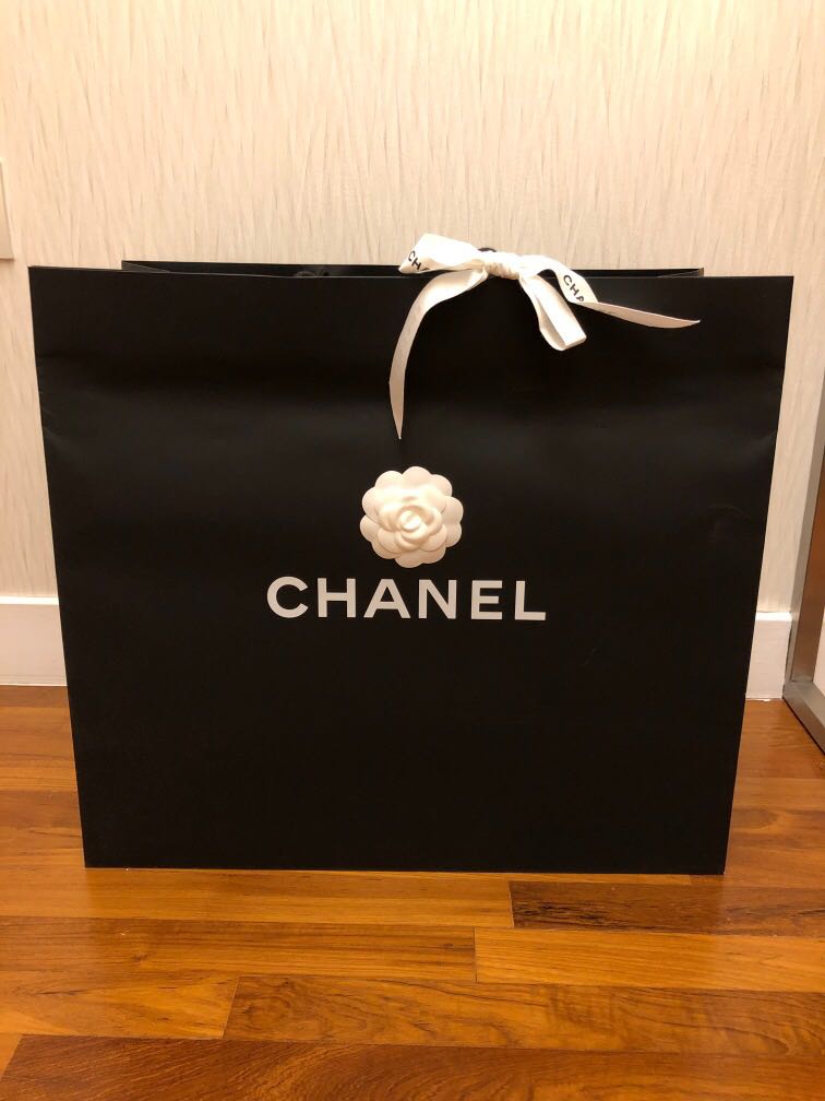 Chanel Paper Bag - Broad, Luxury, Bags & Wallets on Carousell