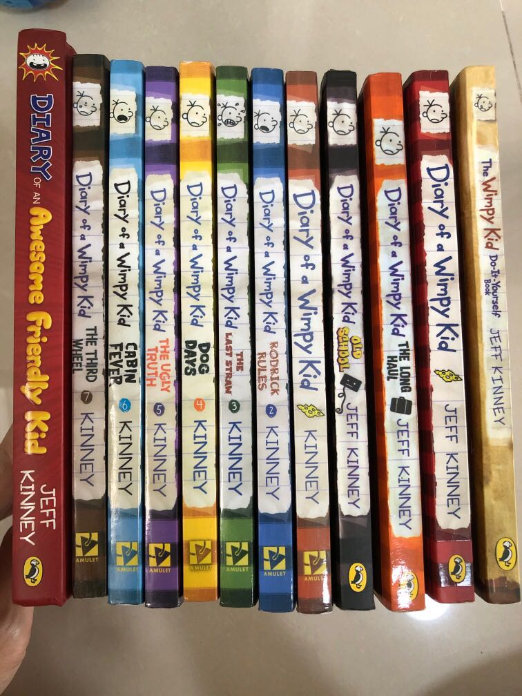 Diary Of A Wimpy Kid and Diary of an awesome friendly kid, Books ...