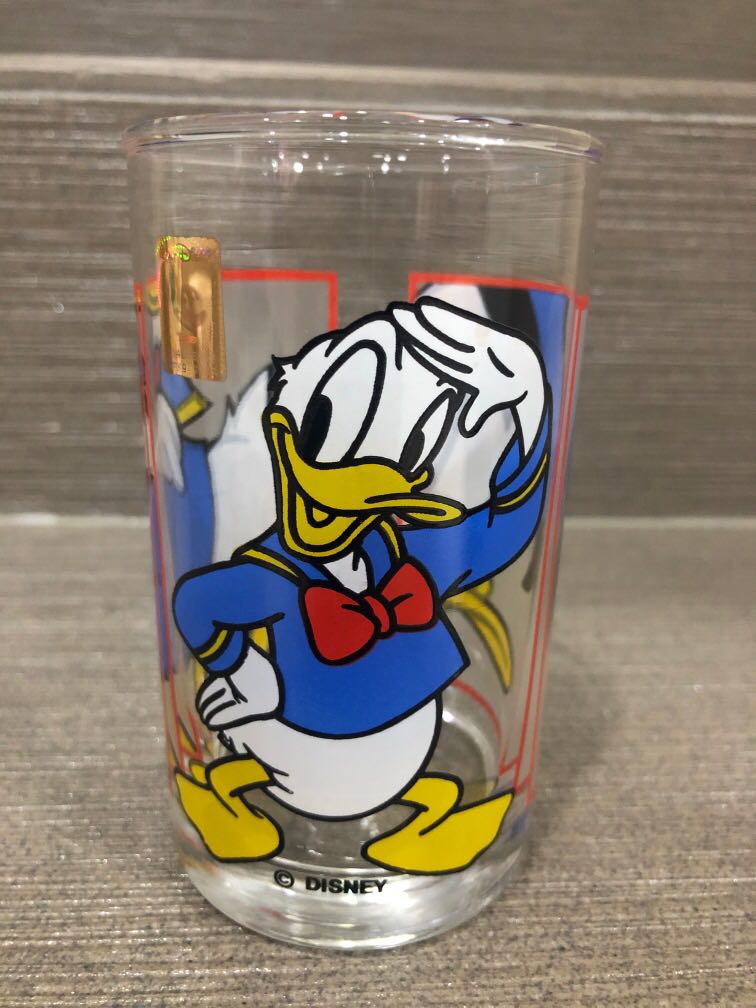 Disney glass Donald Duck, Furniture & Home Living, Kitchenware ...