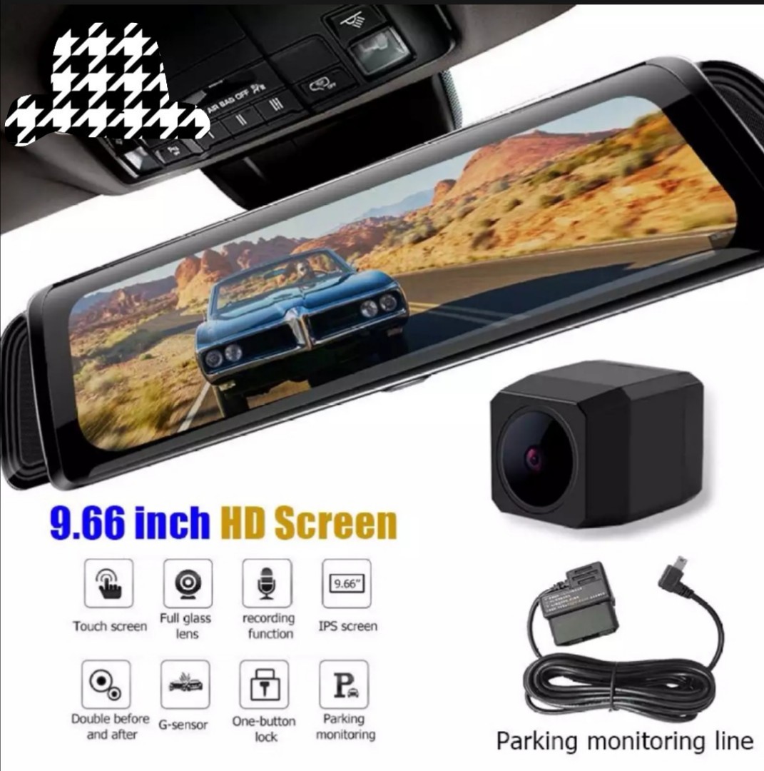 Dual lens car dash camera (front & back), Photography, Cameras on Carousell