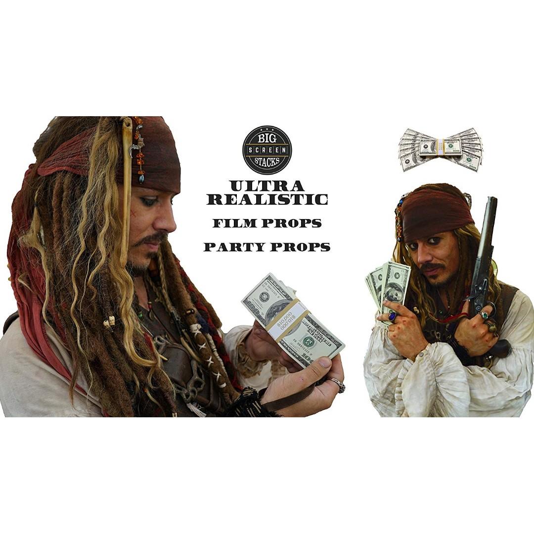 E0276 Prop Money Dollars - 100 Full Print Old Style $100 Dollar Bills ...