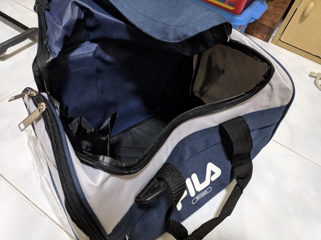 FILA sports duffel bag, Men's Fashion, Bags, Belt bags, Clutches and ...
