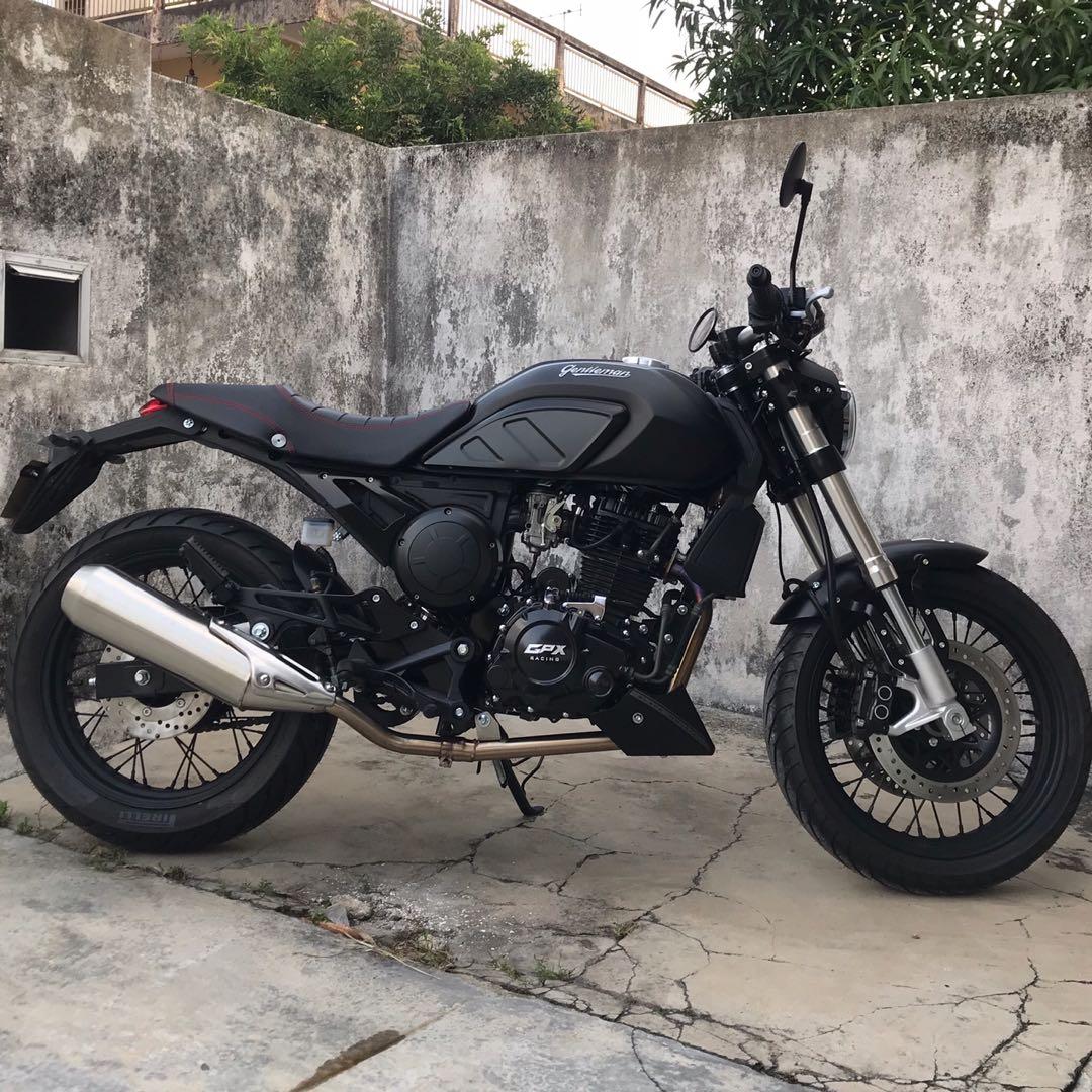 GPX Gentleman 200 Cafe Racer, Motorbikes on Carousell
